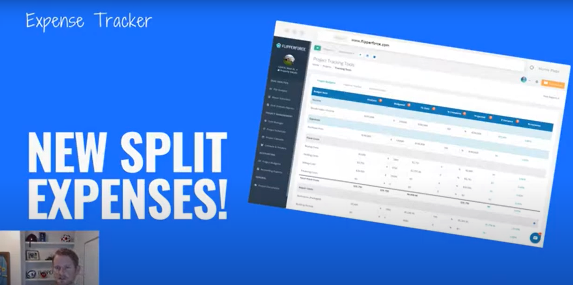 Splitting Expenses in the Expense Tracker | House Flipping Videos